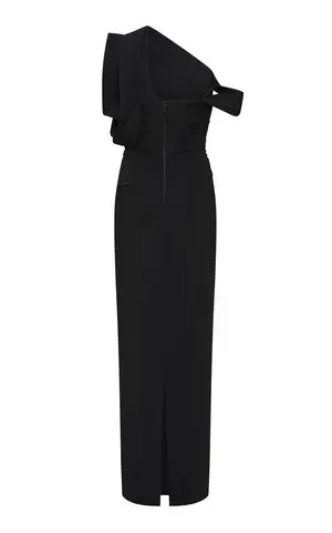 Rachel Gilbert Rowana One-shoulder Gown