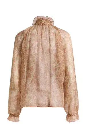 Etro Printed Silk-blend Blouse