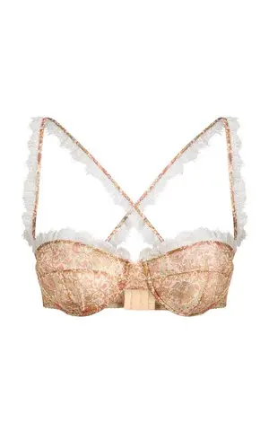 Etro Patterned Silk Bra - Multi