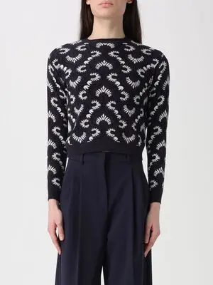 Max Mara 100% Linen Sweater - Blue