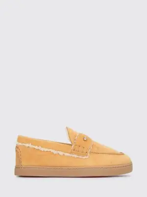 CHRISTIAN LOUBOUTIN Shearling Leather Loafers - Multicolor