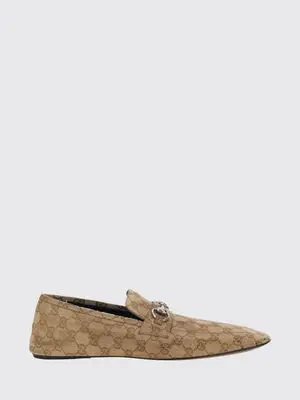 Gucci Loafers With Horsebit Detail - Cream