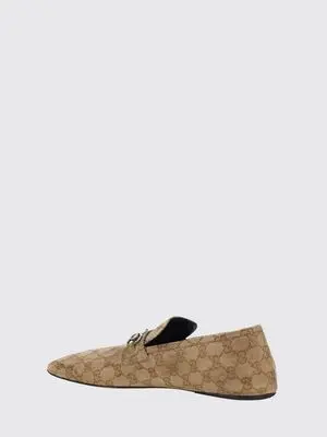 Gucci Loafers With Horsebit Detail - Cream