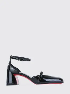 CHRISTIAN LOUBOUTIN Patent Leather Mary Jane Heels - Black