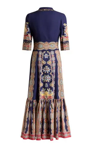 Etro Printed Cotton Midi Dress