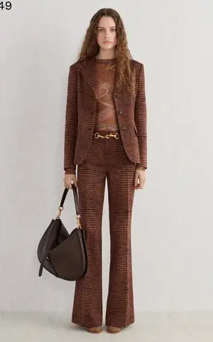 Etro Printed Long-sleeve Top