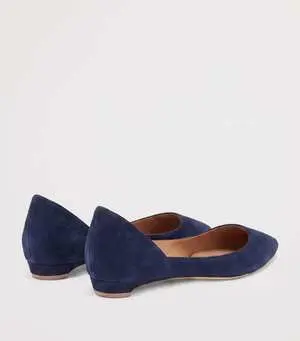 MALONE SOULIERS Suede Crawford Ballet Flats