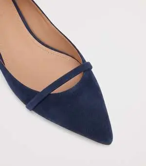 MALONE SOULIERS Suede Crawford Ballet Flats