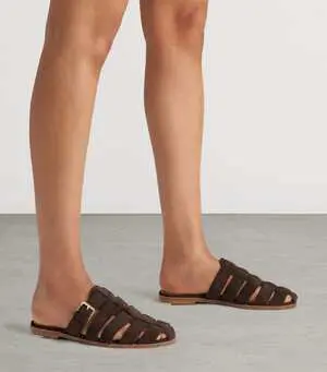 MALONE SOULIERS Suede Theresa Mules