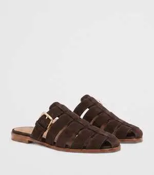 MALONE SOULIERS Suede Theresa Mules