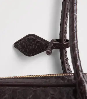 Alaïa Medium Snakeskin Le Teckel Shoulder Bag