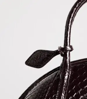 Alaïa Small Snakeskin Purse Top-handle Bag