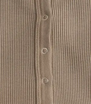 Citizens Of Humanity Short-sleeve Tabby Cardigan - Brown