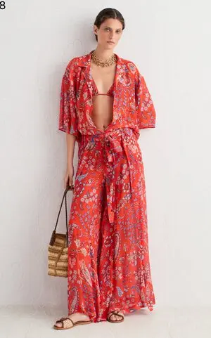 Etro Printed Bikini Top