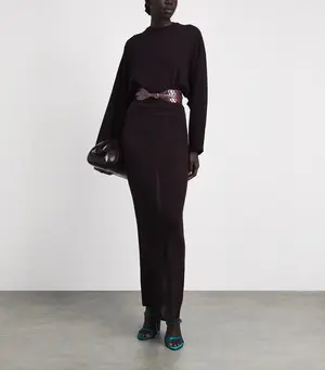 Alaïa Wide Leather Belt