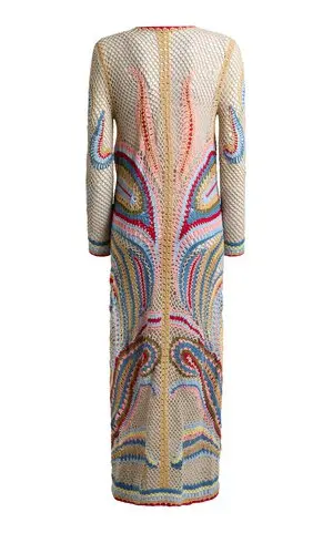 Etro Tie-front Knit Cotton Cardigan