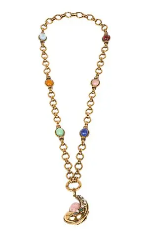 Etro Paisley Floreale Necklace - Gold