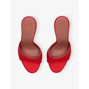 Amina Muaddi Elodie 105 Satin Slipper