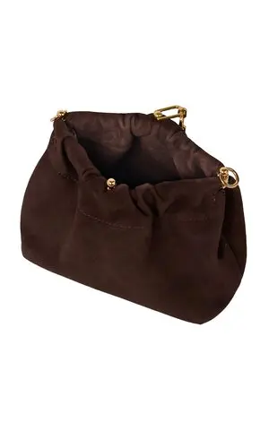 Etro Small Vela Blossom Suede Shoulder Bag