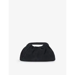 REISS June Suede Clutch Bag
