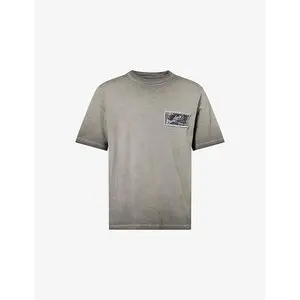 Amiri Quality Goods Label Cotton-jersey T-shirt - Black