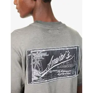Amiri Quality Goods Label Cotton-jersey T-shirt