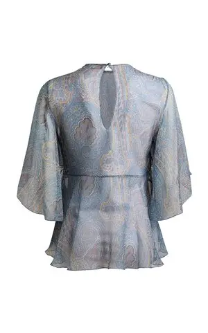 Etro Printed Silk Blouse