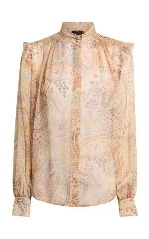 Etro Printed Silk Blouse