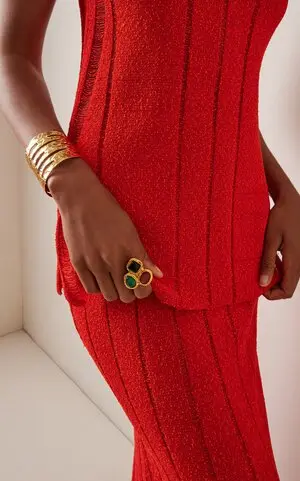 Sylvia Toledano Gold Plated Theodora Ring