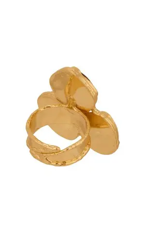Sylvia Toledano Gold Plated Theodora Ring
