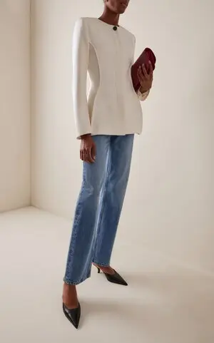 Brandon Maxwell Lowry Straight-leg Jeans