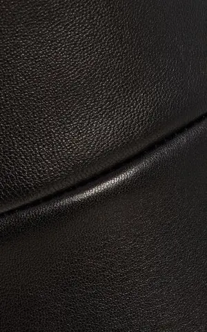 Brandon Maxwell Perry Cropped Lamb Leather Pants