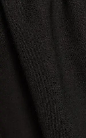 Brandon Maxwell Wilder Lace-detail Cotton Cropped Pants - Black