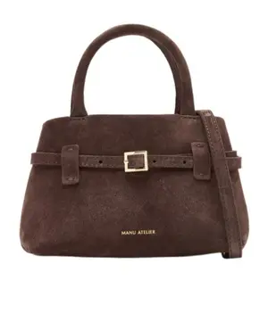 Manu Atelier Leather Tote Bag