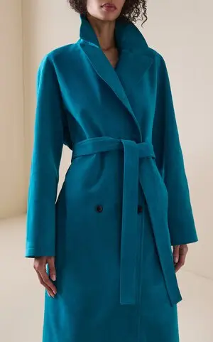 Alaïa Suede Trench Coat