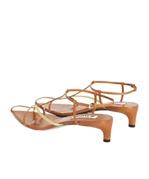JIL SANDER Cage Low-heel Sandals