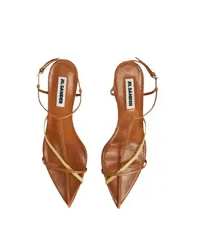 JIL SANDER Cage Low-heel Sandals