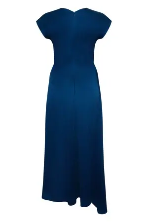 Victoria Beckham Satin Midi Dress