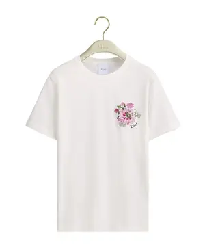 Dior Embroidered Fitted T-shirt - No