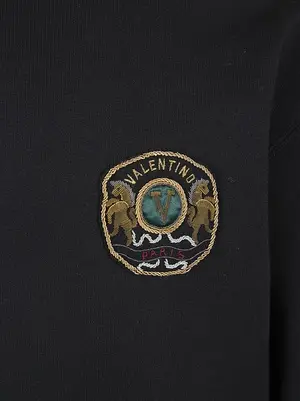 Valentino Garavani Logo Embroidered Crewneck Sweatshirt