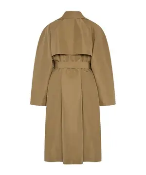 THE ROW Amapola Belted Trench Coat - Sandy Buff