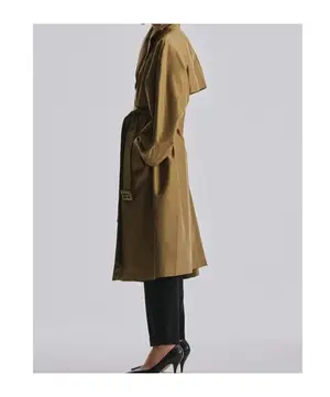 THE ROW Amapola Belted Trench Coat - Sandy Buff