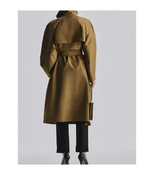 THE ROW Amapola Belted Trench Coat - Sandy Buff