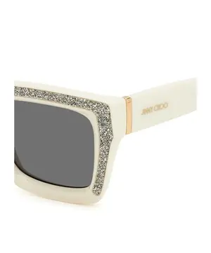 JIMMY CHOO Rectangular Frame Sunglasses