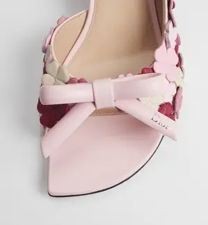 Dior Bow Heeled Slingback Sandal