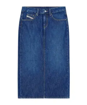 DIESEL® De-skye-d Five-pocket Denim Skirt - Medium Blue