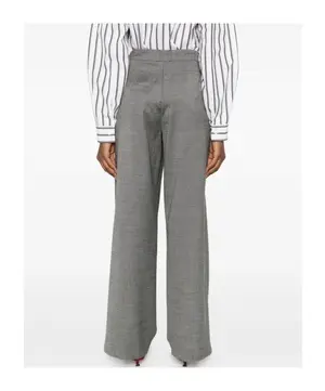 THE FRANKIE SHOP Pleated Straight Trousers