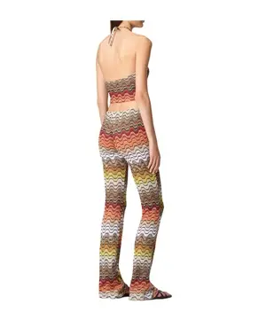 Missoni Top In Viscose Lamé With Halterneck