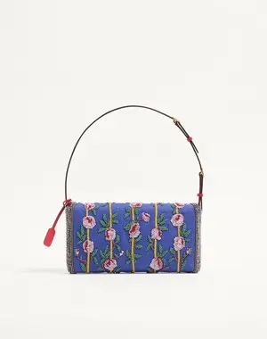 Valentino Garavani Embellished Floral Shoulder Bag - Multicolor
