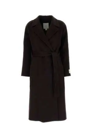 Calvin Klein Belted Wrap Coat With Long Sleeves - No